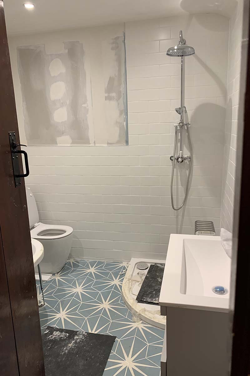 Tiling a bathroom? All in a day's work